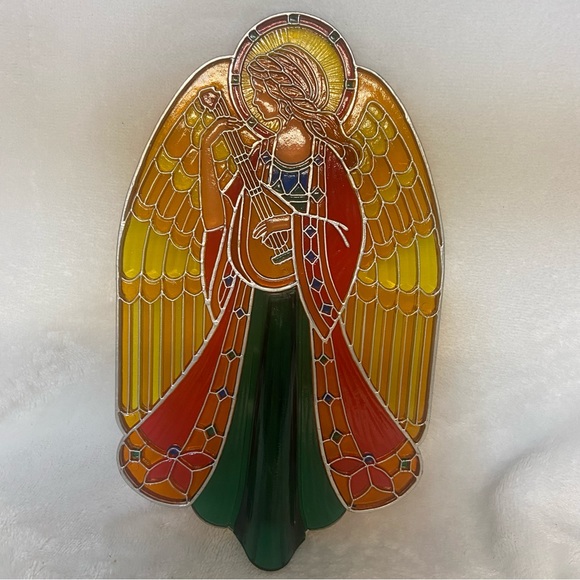 Hallmark | Holiday | Vtg Hallmark Christmas Angel Acrylic Treetopper ...